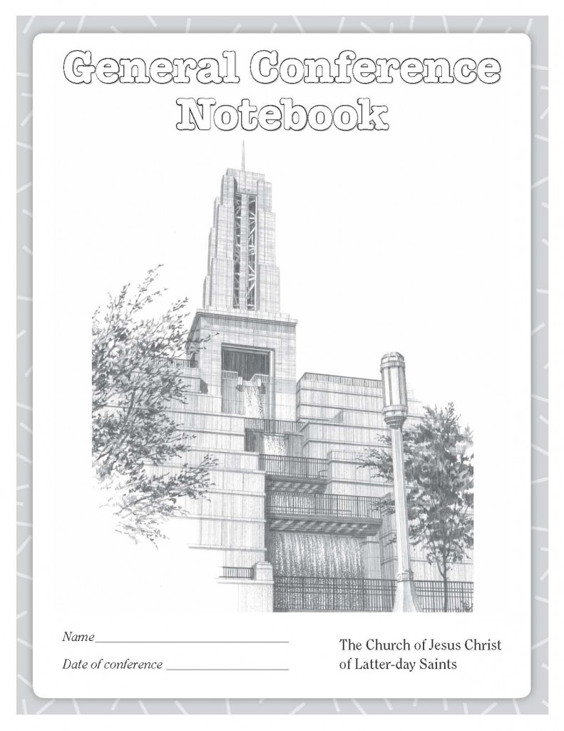 General Conference Notebook for Children | LDS365: Resources from the ...