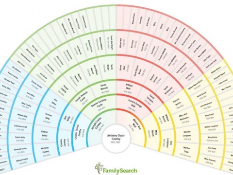 Family History Fan Chart | LDS365: Resources from the Church & Latter ...