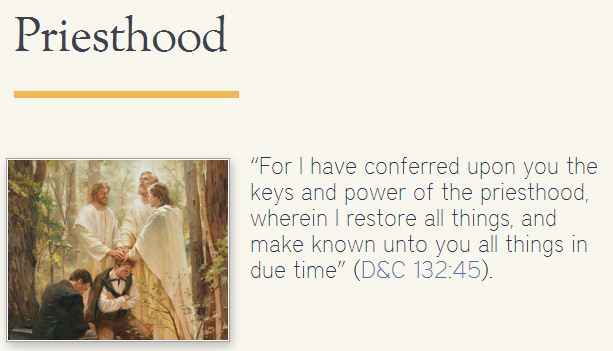Gospel Topics: Priesthood | LDS365: Resources from the Church & Latter ...
