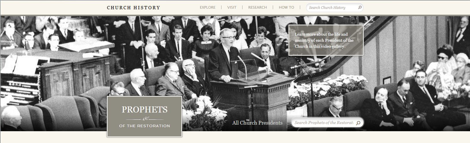 Prophets of the Restoration Video Gallery | LDS365: Resources from the ...