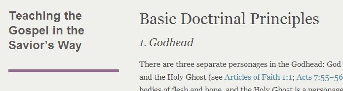 LDS Basic Doctrinal Principles | LDS365: Resources from the Church ...