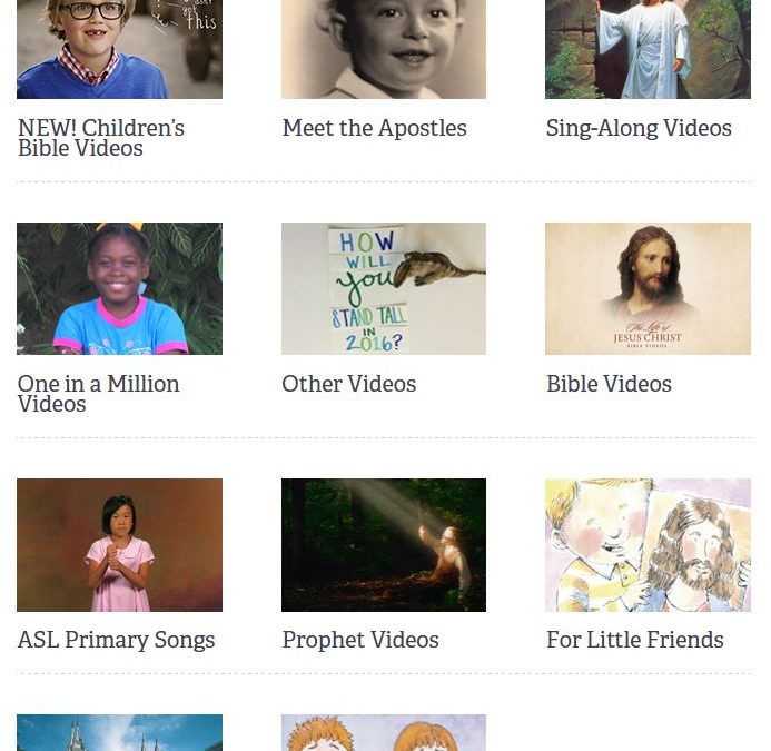 children-videos | LDS365: Resources from the Church & Latter-day Saints ...