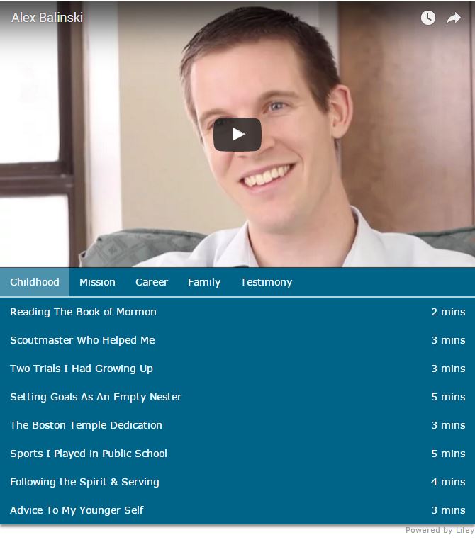 Share Your Life Story With Lifey.org | LDS365: Resources from the ...