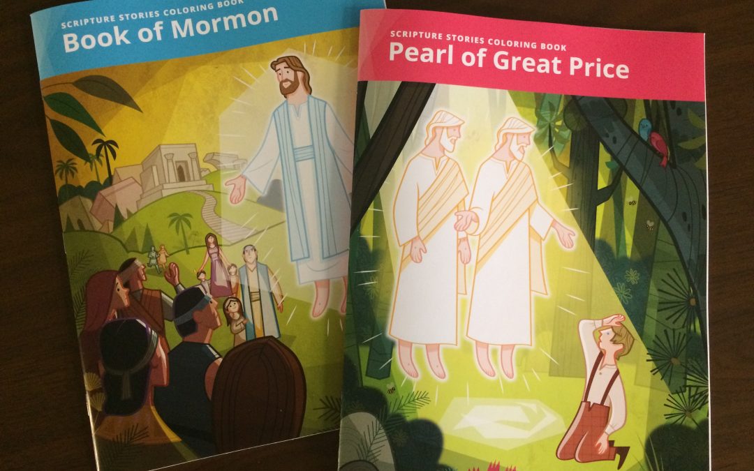 LDS Scriptures Stories Coloring Books | LDS365: Resources from the ...