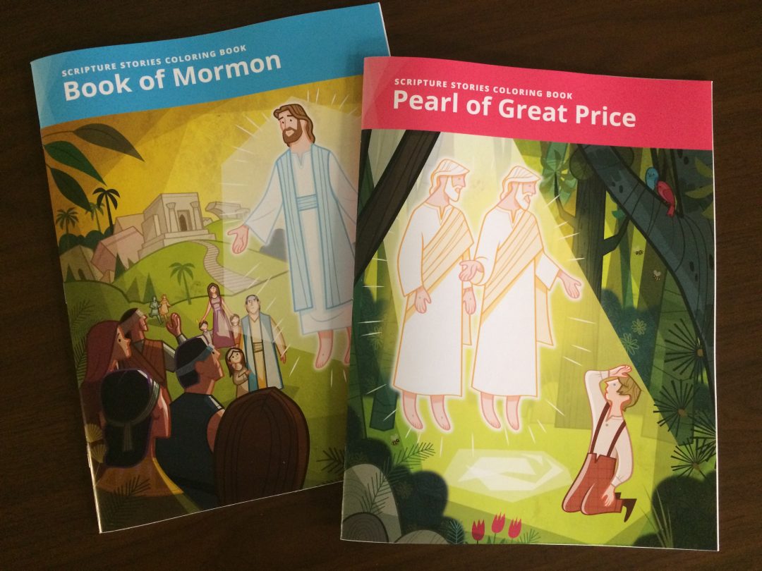 LDS Scriptures Stories Coloring Books | LDS365: Resources from the ...