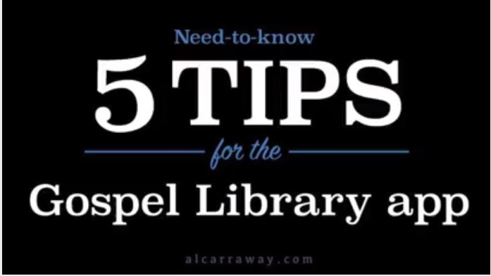 5 Tips for Using the Gospel Library App | LDS365: Resources from the ...