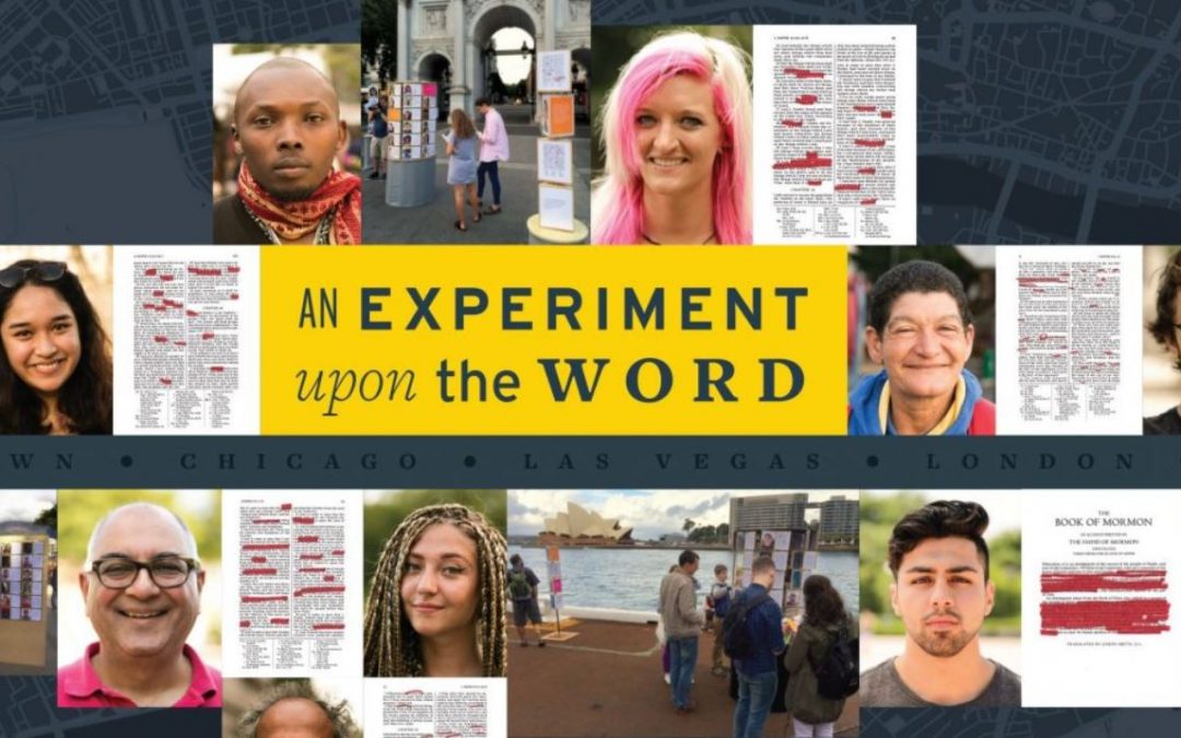 Book of Mormon Experiment: Let the Book Speak For Itself | LDS365 ...
