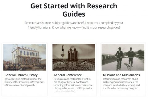 Church History Research Guides | LDS365: Resources from the Church ...