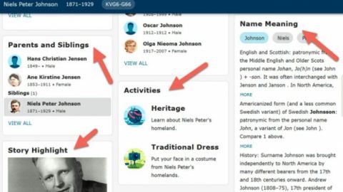 Redesigned FamilySearch Person Page - Meridian Magazine Meridian Magazine