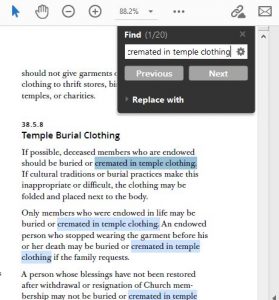 How To Efficiently Search the General Handbook | LDS365: Resources from ...