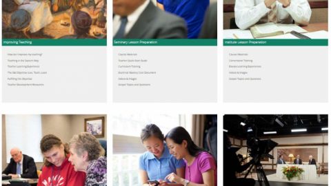 Seminary & Institute Teacher Page Has New Resources | LDS365: Resources ...