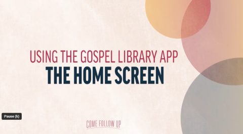 Videos: Using the Gospel Library App | LDS365: Resources from the Church & Latter-day Saints ...